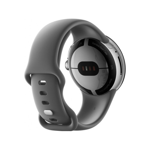 Купити Google Pixel Watch Polished Silver Case/Charcoal Active Band ...